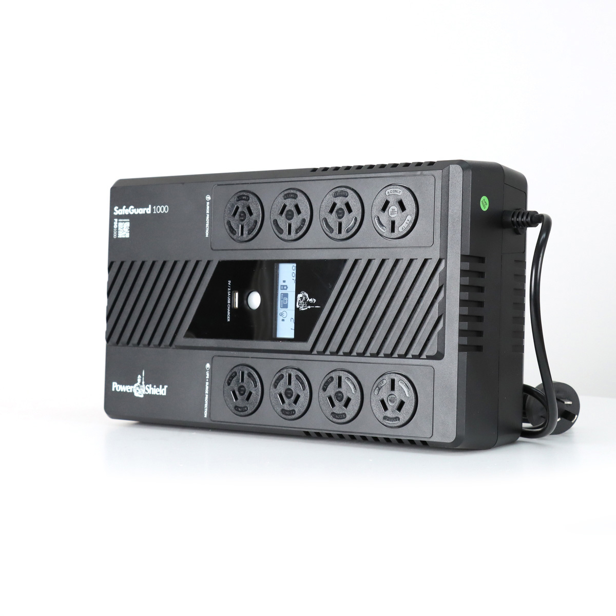 PowerShield PSG1000 Safeguard UPS 1000VA / 600W, Line Interactive, Hot Swappable Battery, 345mm ...